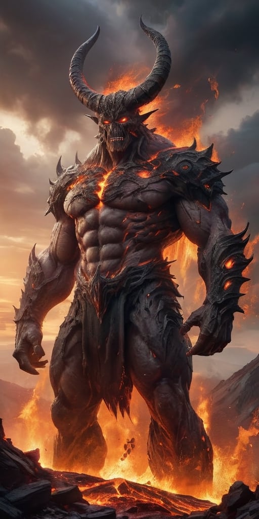 The Infernal Titan At the hear | image created by Caption Master ...