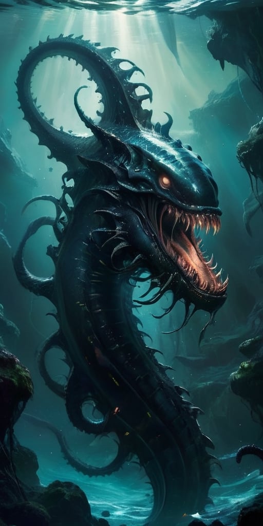 The Abyssal Leviathan Deep ben | image created by Caption Master ...