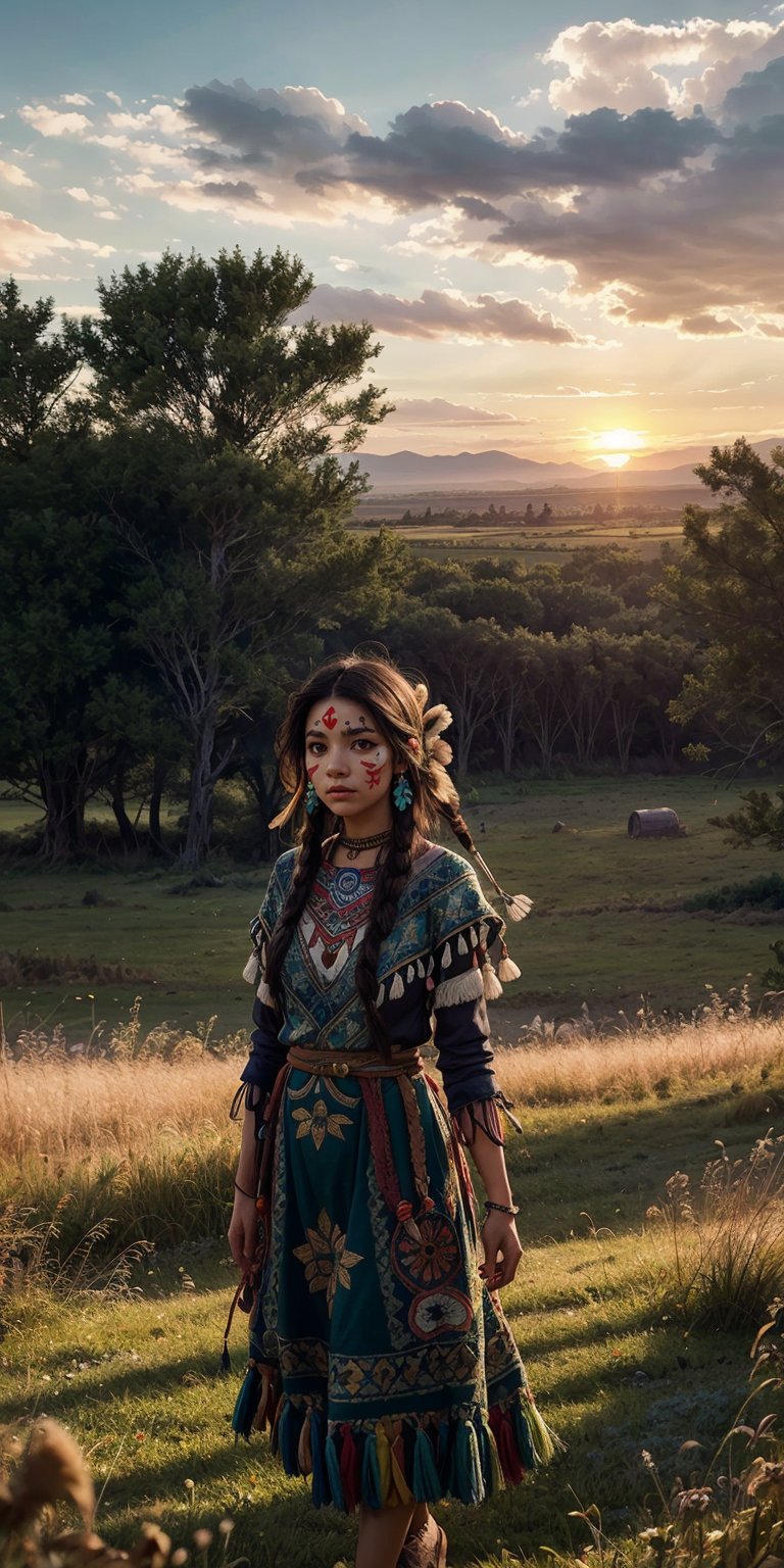 Whispers of the Wind: An Indig | image created by Caption Master ...