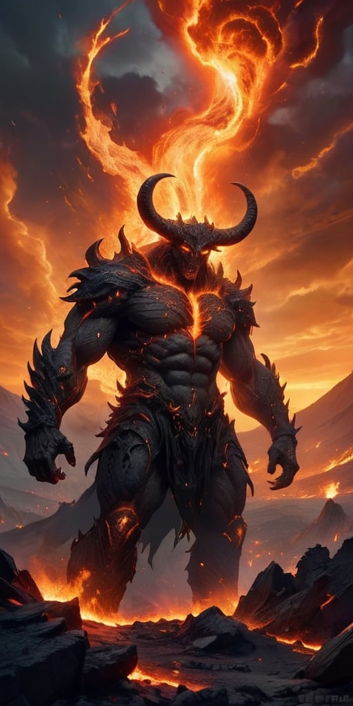 The Infernal Titan At the hear | image created by Caption Master ...