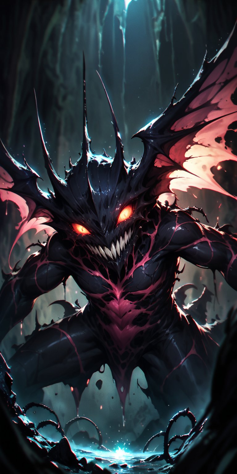 The Abyssal Devourer In the de | image created by Caption Master ...