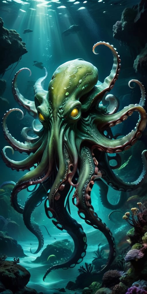 Abyssal Monstrosity A creature | image created by Caption Master ...