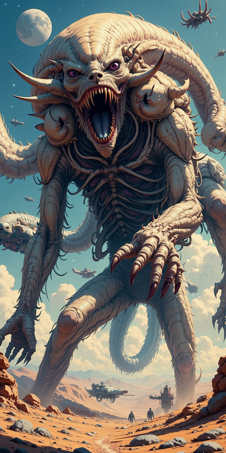 A grotesque amalgamation of al | image created by Caption Master ...