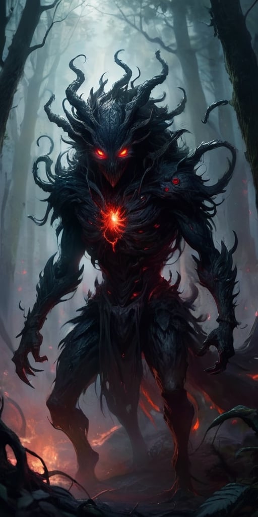 A creature that appears to be | image created by Caption Master ...