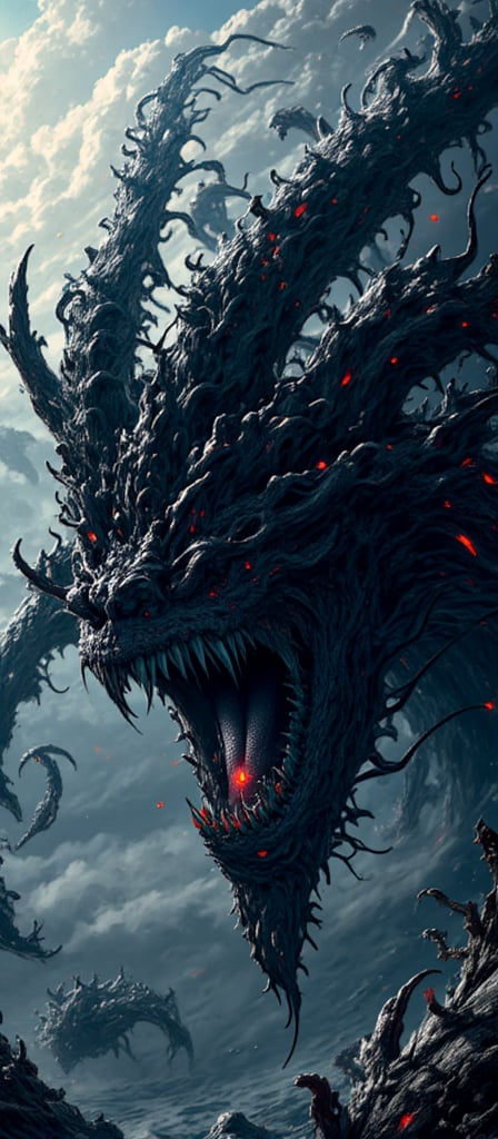 An enormous, nightmarish entit | image created by Caption Master ...