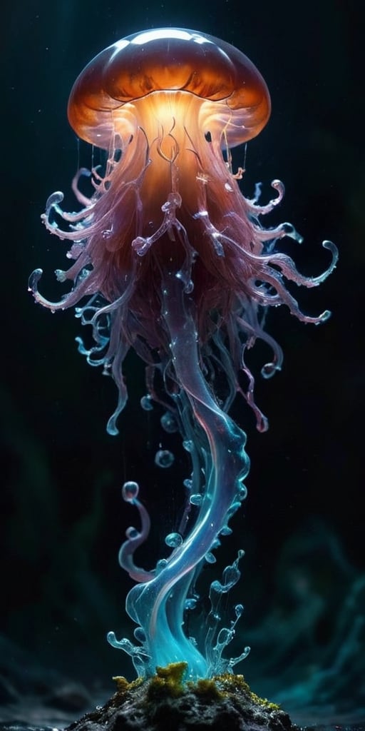 A gelatinous blob-like entity | image created by Caption Master ...
