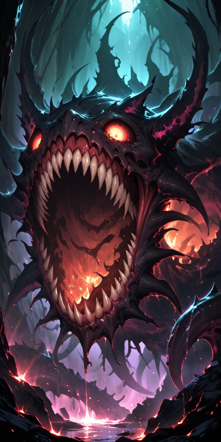 The Abyssal Devourer In the de | image created by Caption Master ...