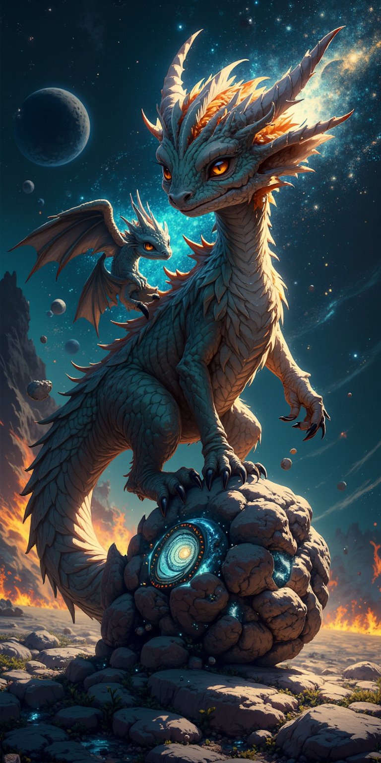 Galactic Guardian A baby drago | image created by Caption Master ...