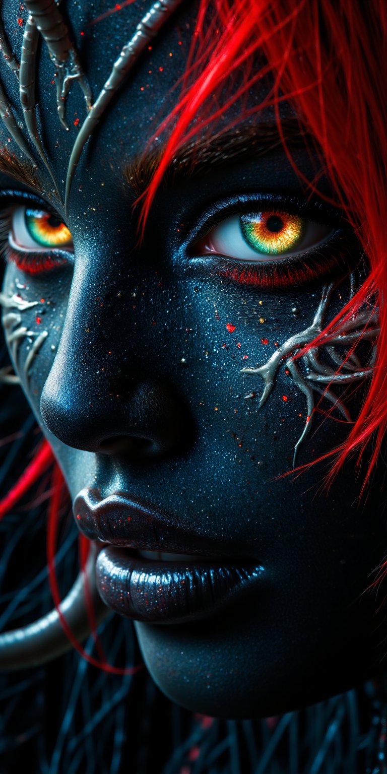 A close-up of a demoness with | image created by Caption Master ...