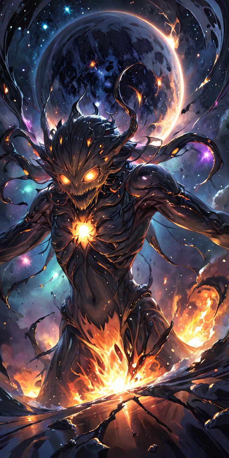 Cosmic Nightmare:A horrifying | image created by Caption Master ...