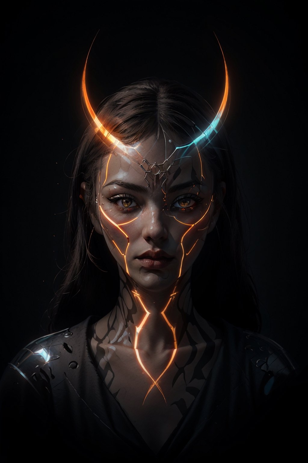 orange hair nordic viking fema | image created by jojokid | Tensor.Art