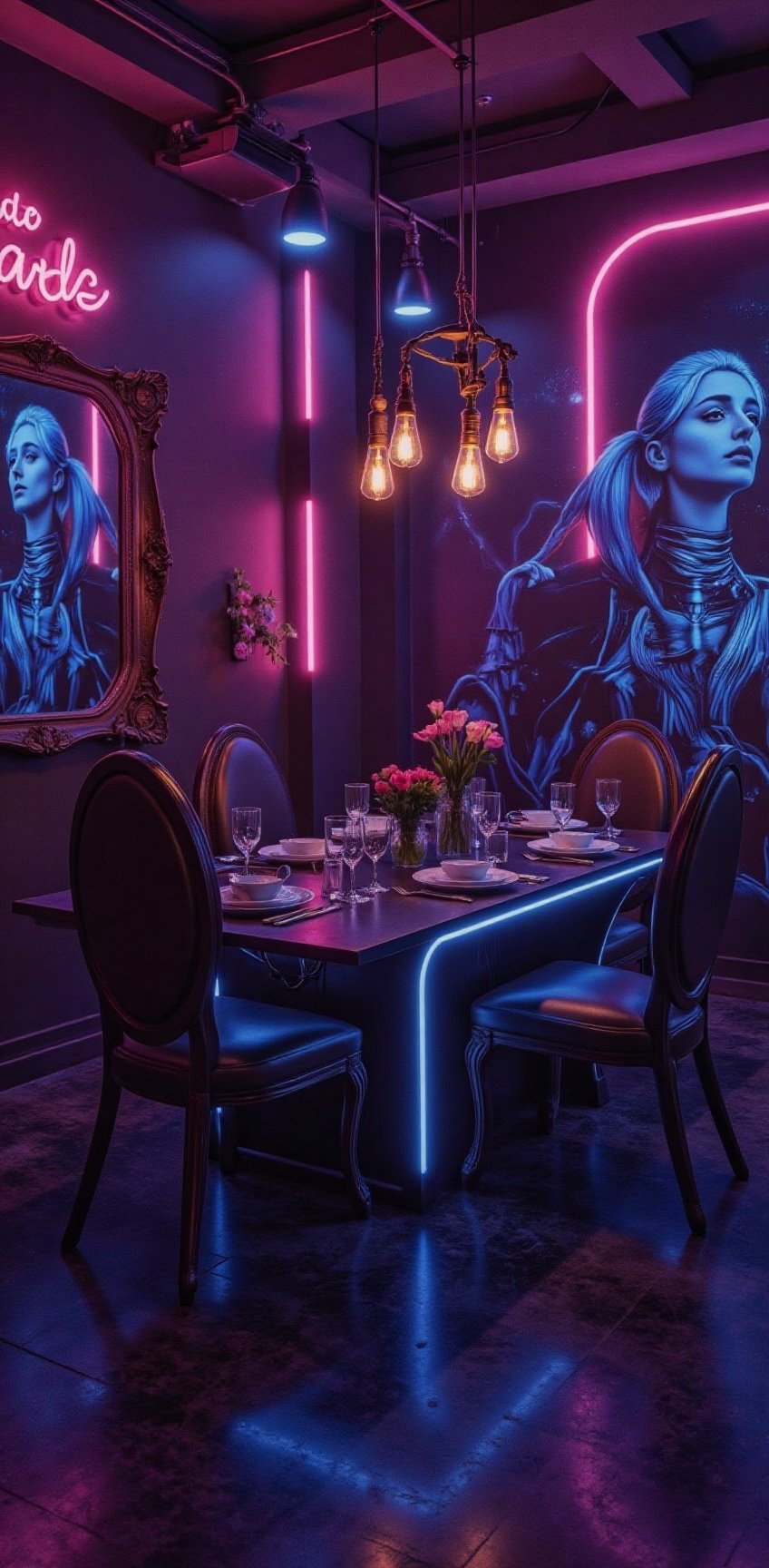 Jinx-Inspired Dining Room Desi | image created by Official SketchZa ...