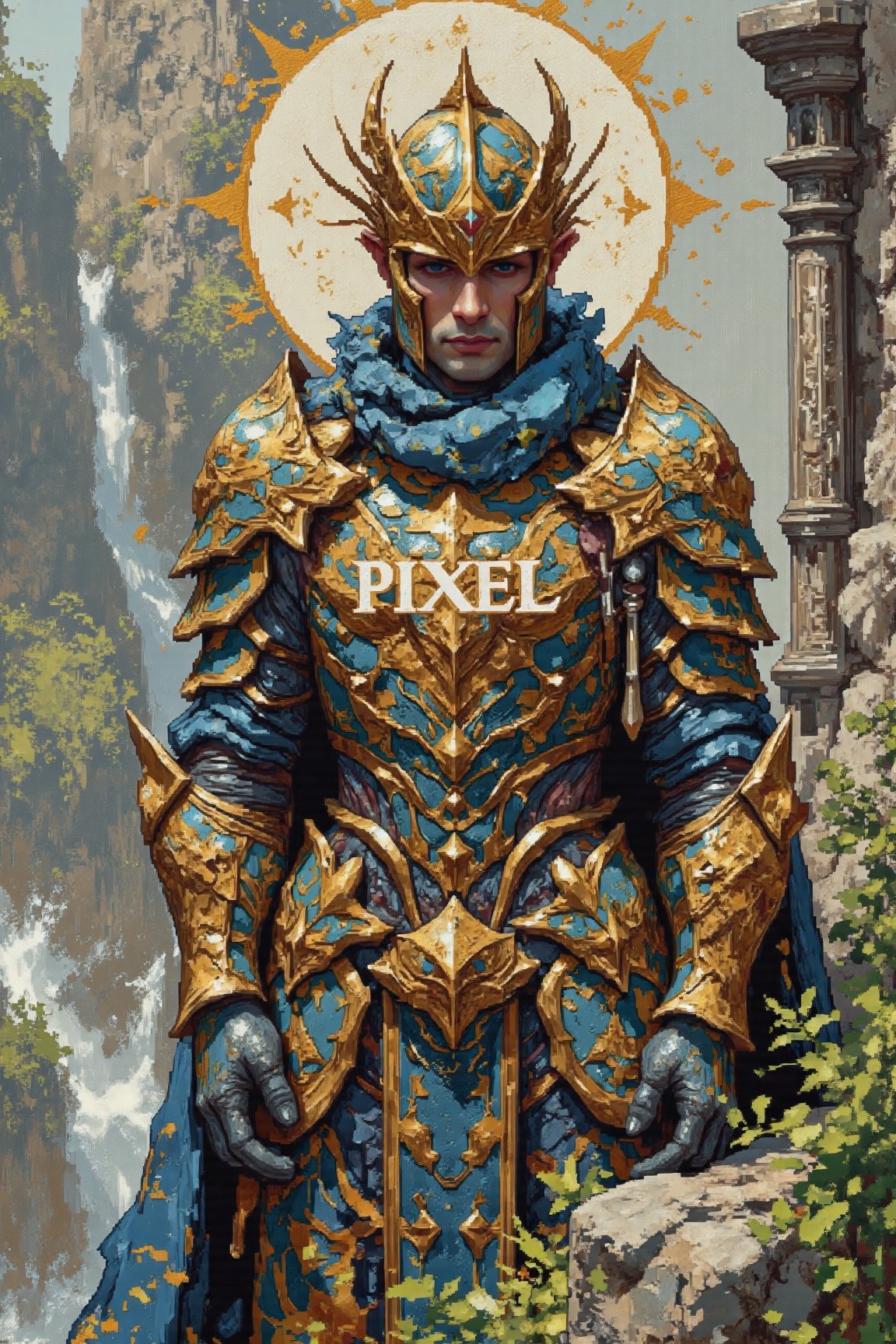 A high-fantasy pixel illustrat | image created by Official SketchZa ...