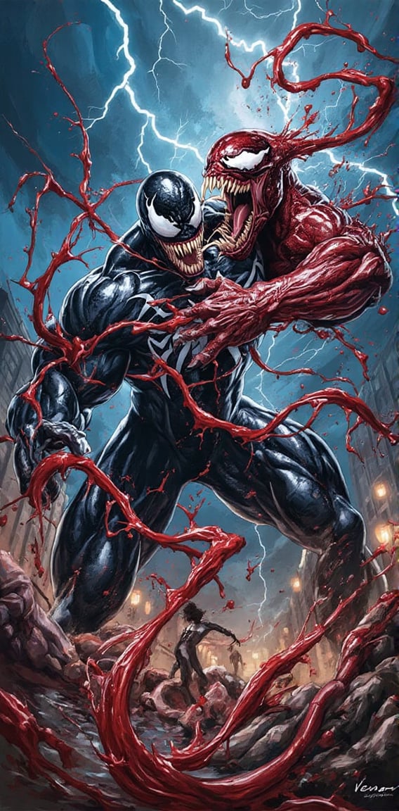Venom battle - Free AI Art by Official SketchZa | Tensor.Art | Tensor.Art