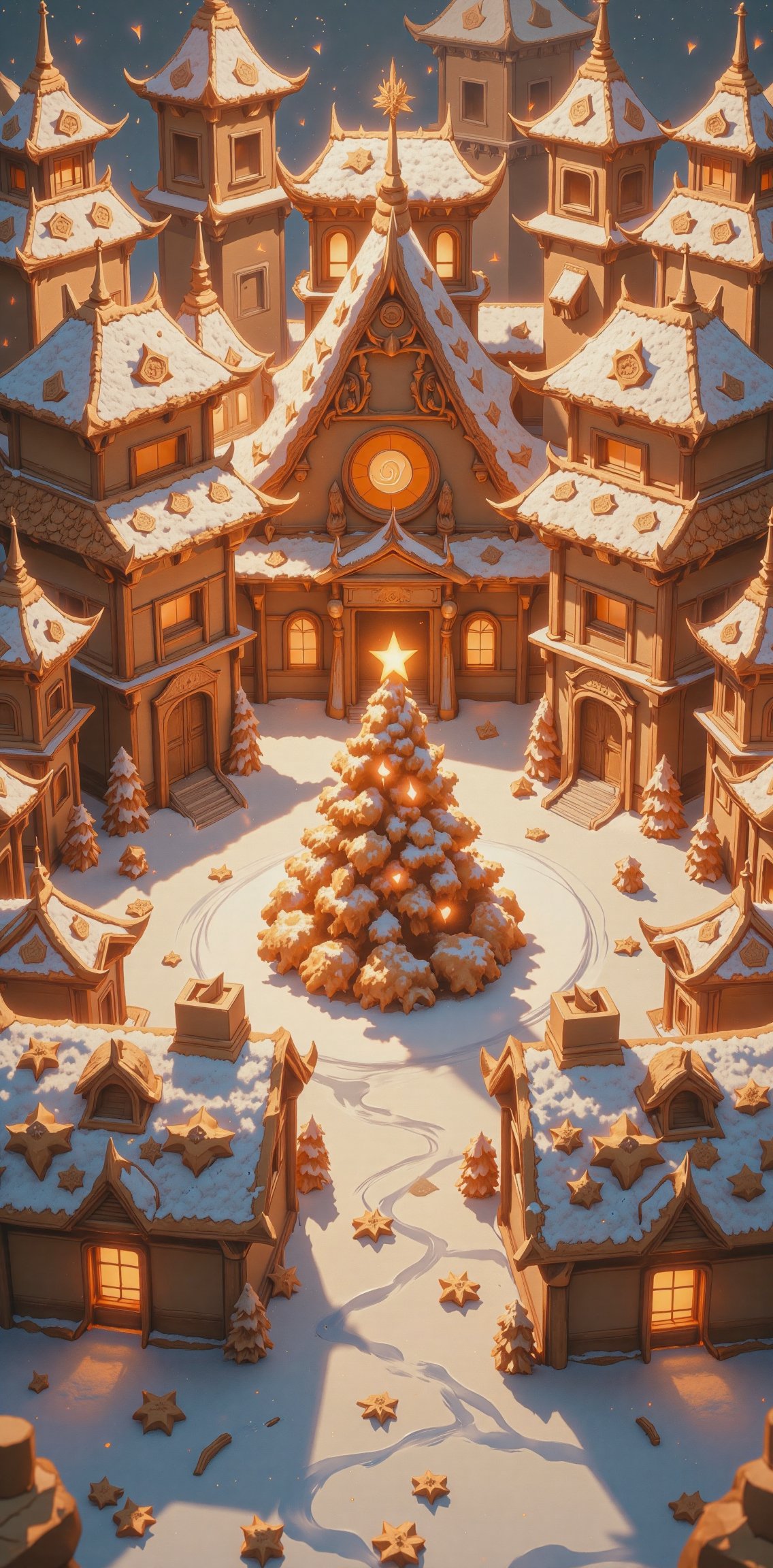 Visualize a gingerbread recrea | image created by Official SketchZa ...