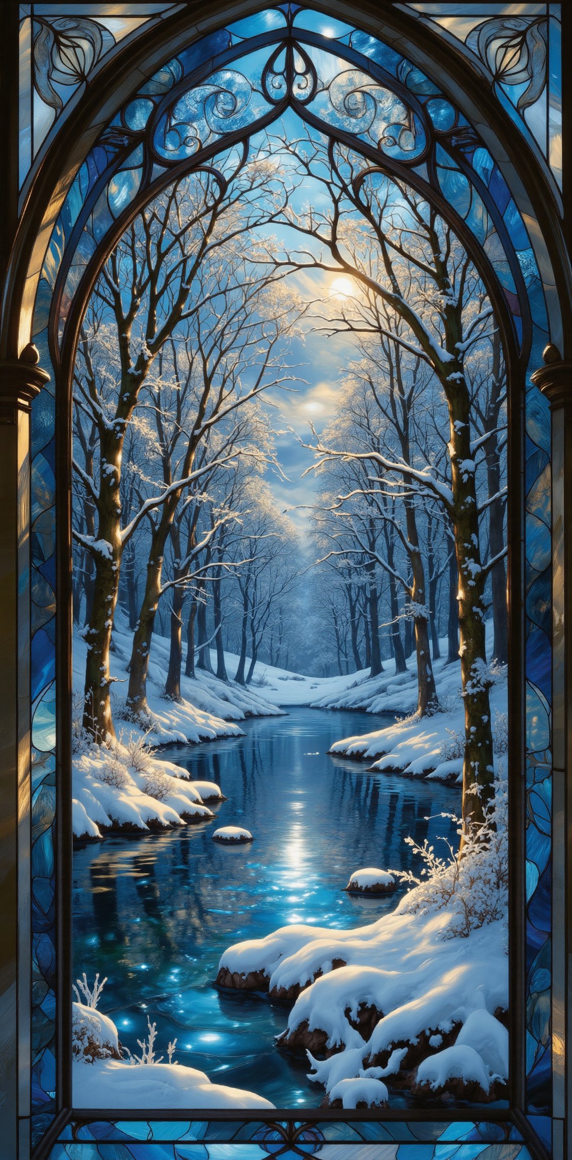 "A stained-glass artwork - Free AI Image | Tensor.Art | Tensor.Art