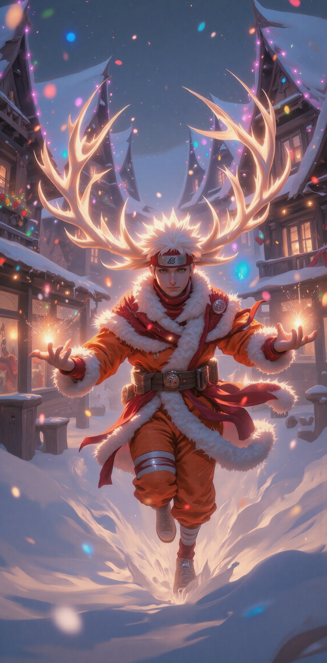 Naruto dressed in a holiday-th | image created by Official SketchZa ...