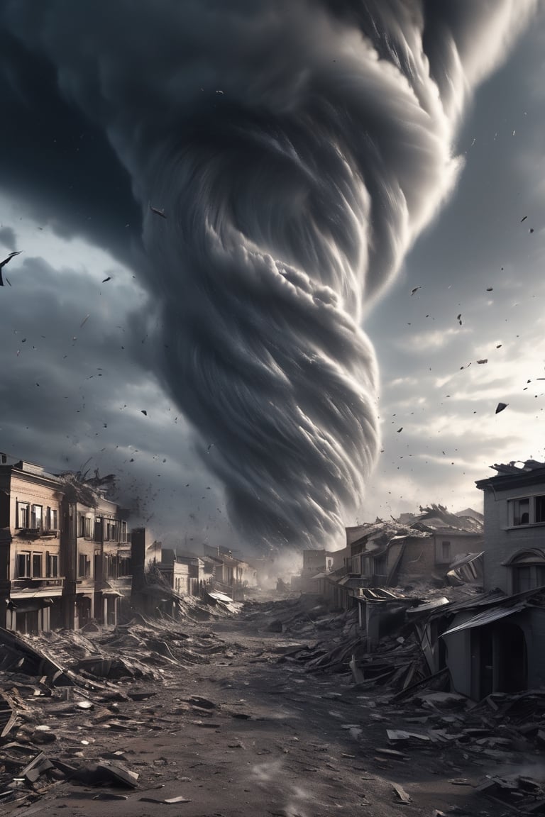 Power Of Tornado | image created by Azwar Black Mask | Tensor.Art