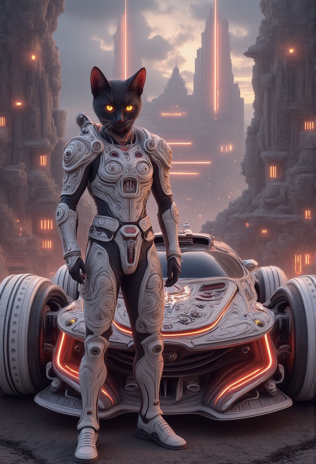 A sleek anthropomorphic male b | image created by Azwar Black Mask ...