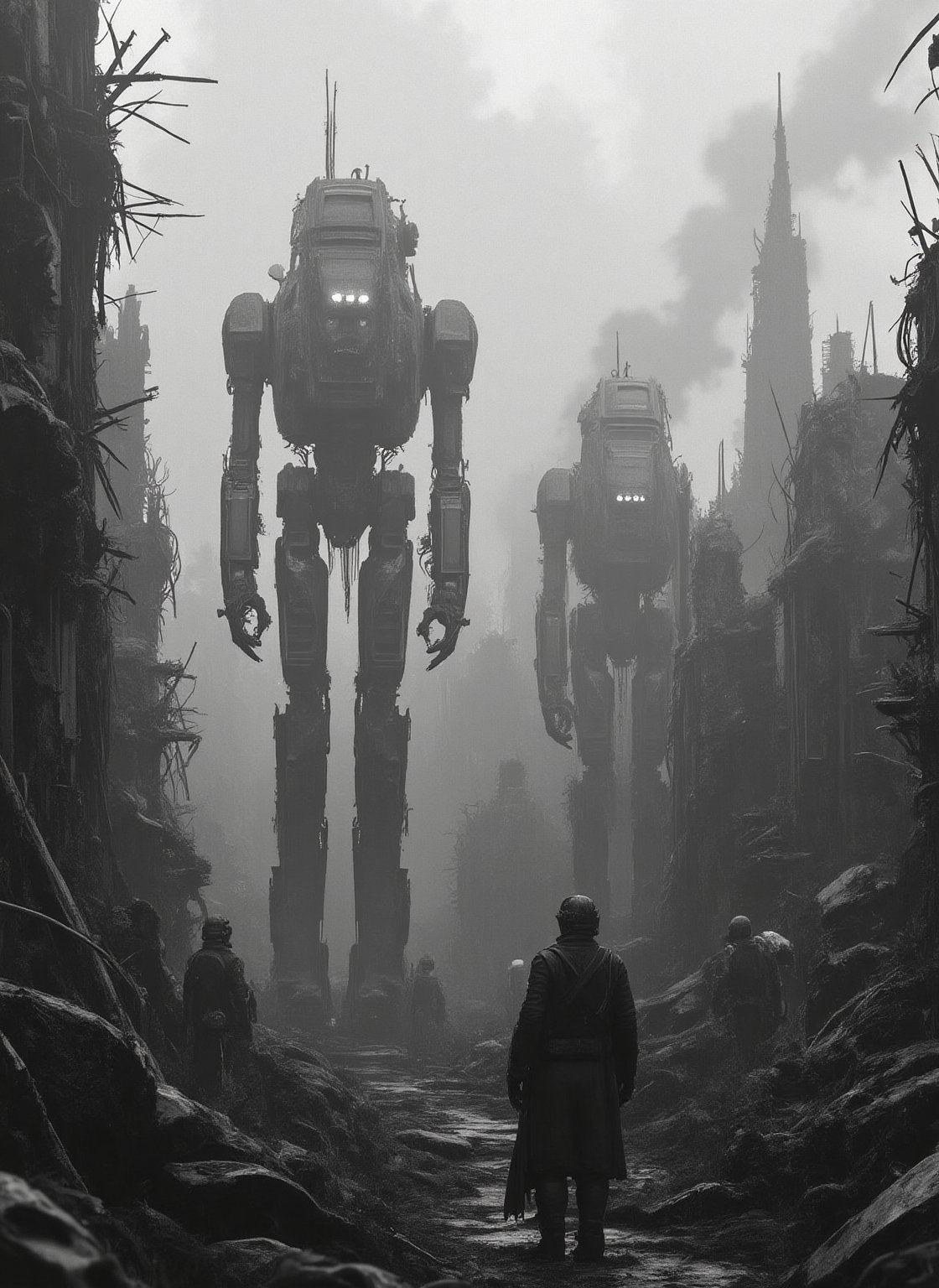 dark historical automaton | image created by Azwar Black Mask | Tensor.Art