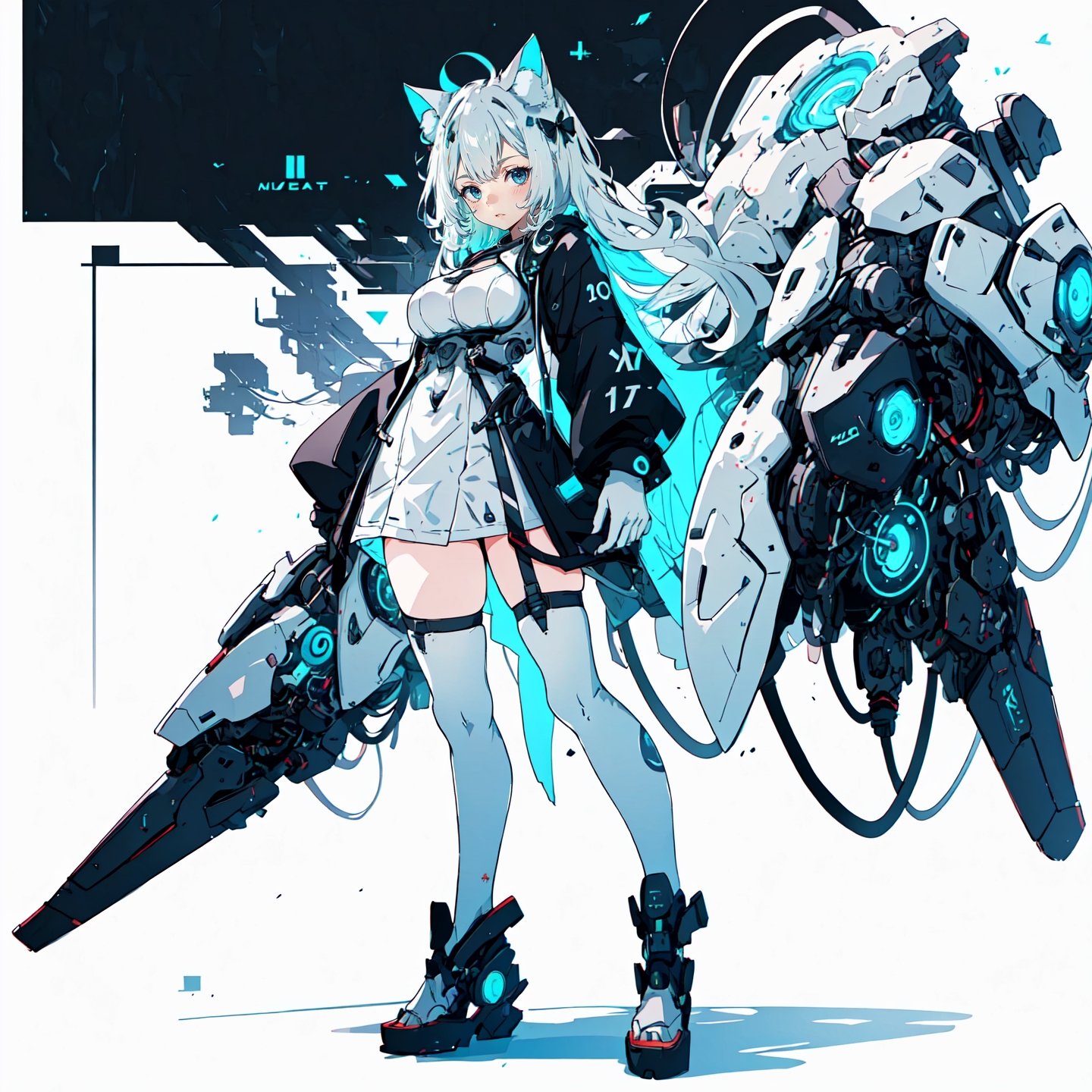 TRON Cat | image created by REYA_012 | Tensor.Art