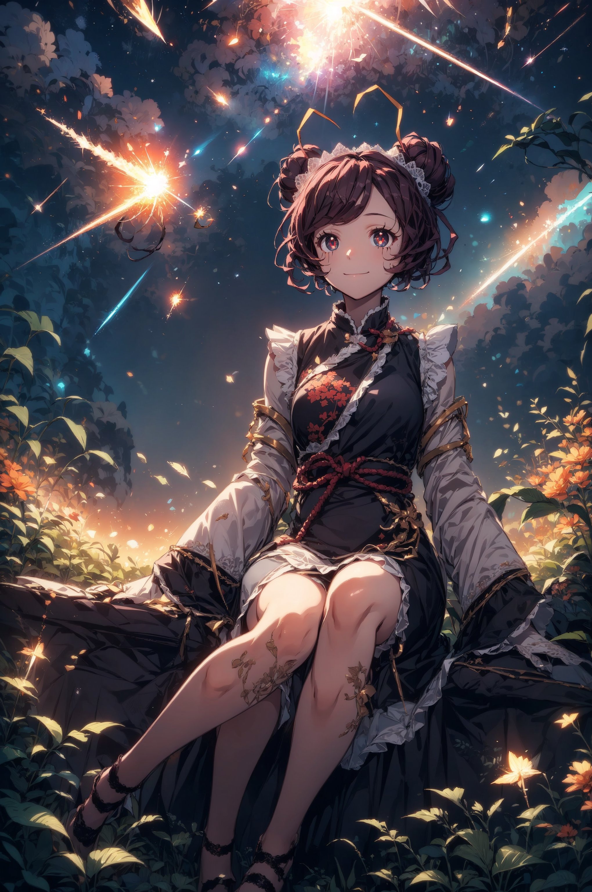 (((Meteor Shower))), falling s | image created by Chicken | Tensor.Art