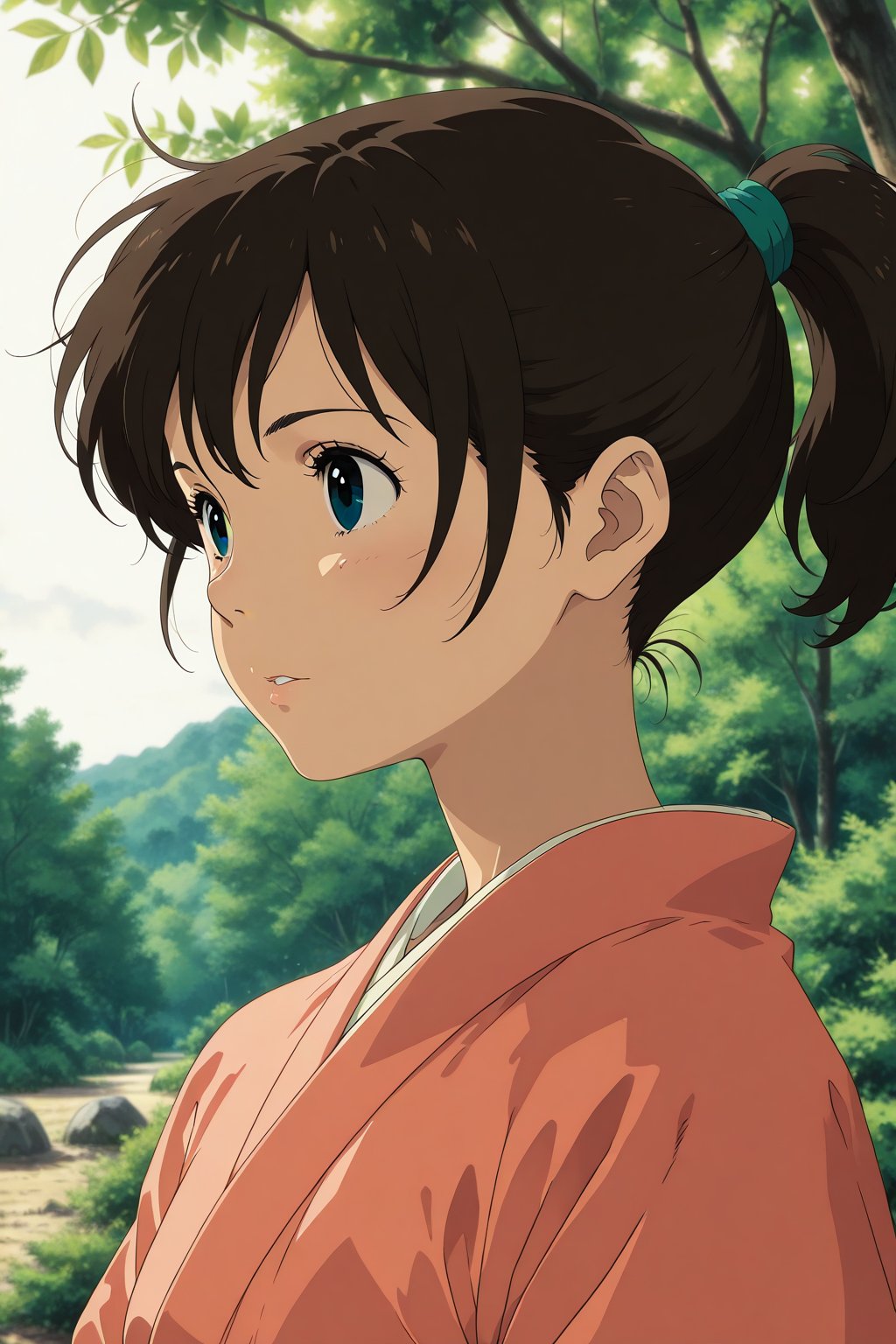 chihiro,Ghibli Style, score_9, | image created by Chicken | Tensor.Art