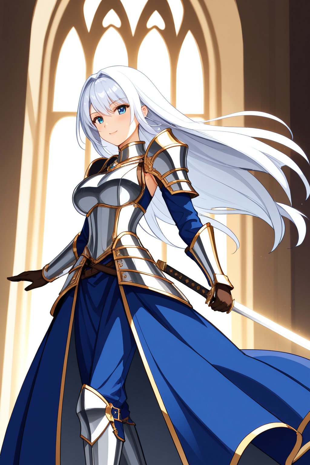 Holy knight girl | image created by user_617258676985691651 | Tensor.Art