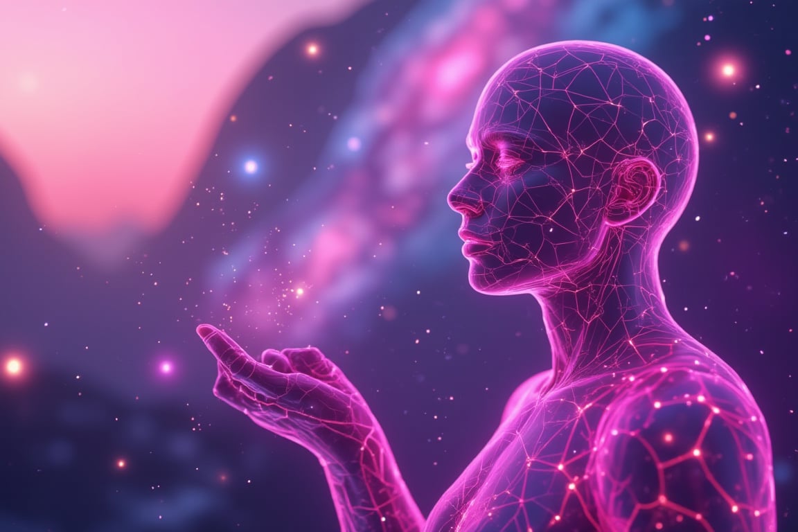 Experience the future of digit | image created by Qraze | Tensor.Art