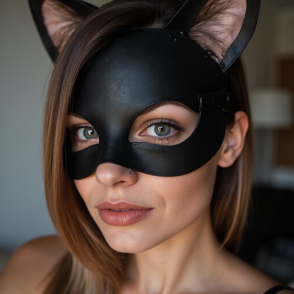 Lively hot Catgirl lady with e | image created by Rebellion A.I ...