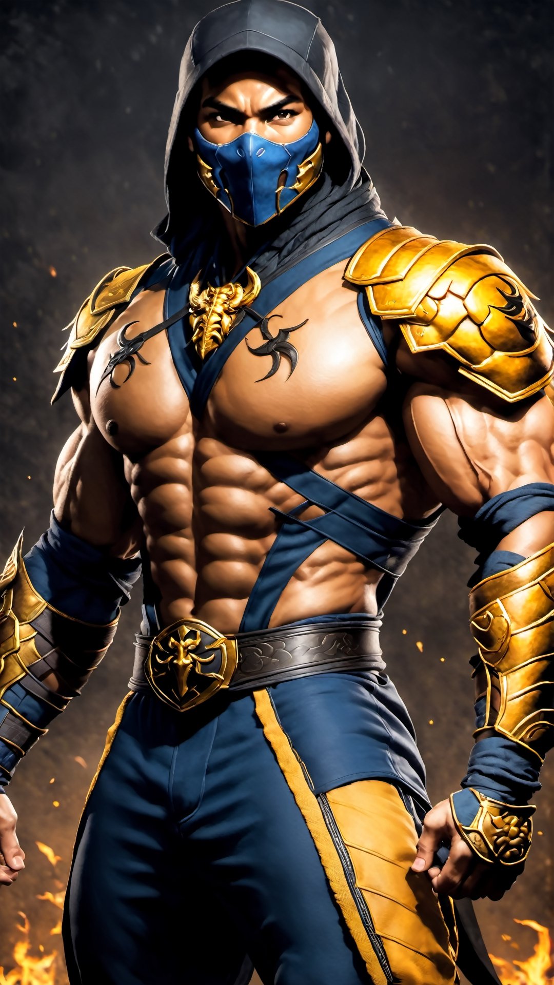 Scorpion Mortal Komba | image created by Miguel | Tensor.Art