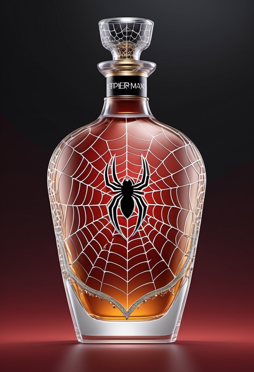 Spiderman perfume collection | image created by shahan_ai | Tensor.Art