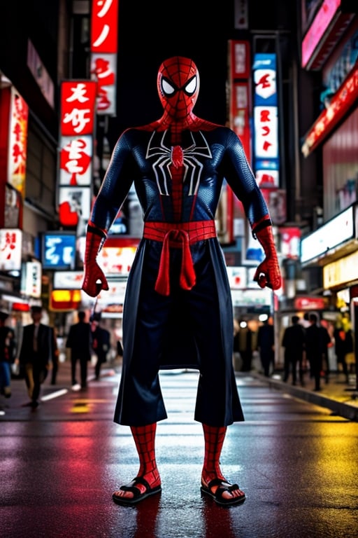 Spiderman from Tokyo | image created by shahan_ai | Tensor.Art