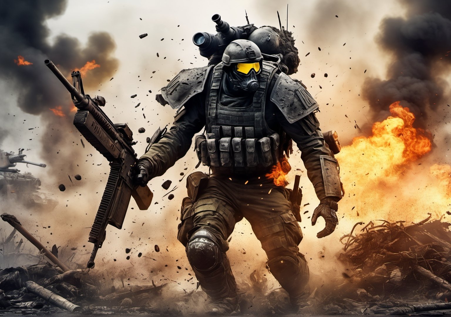 Warzone | image created by Max AI | Tensor.Art