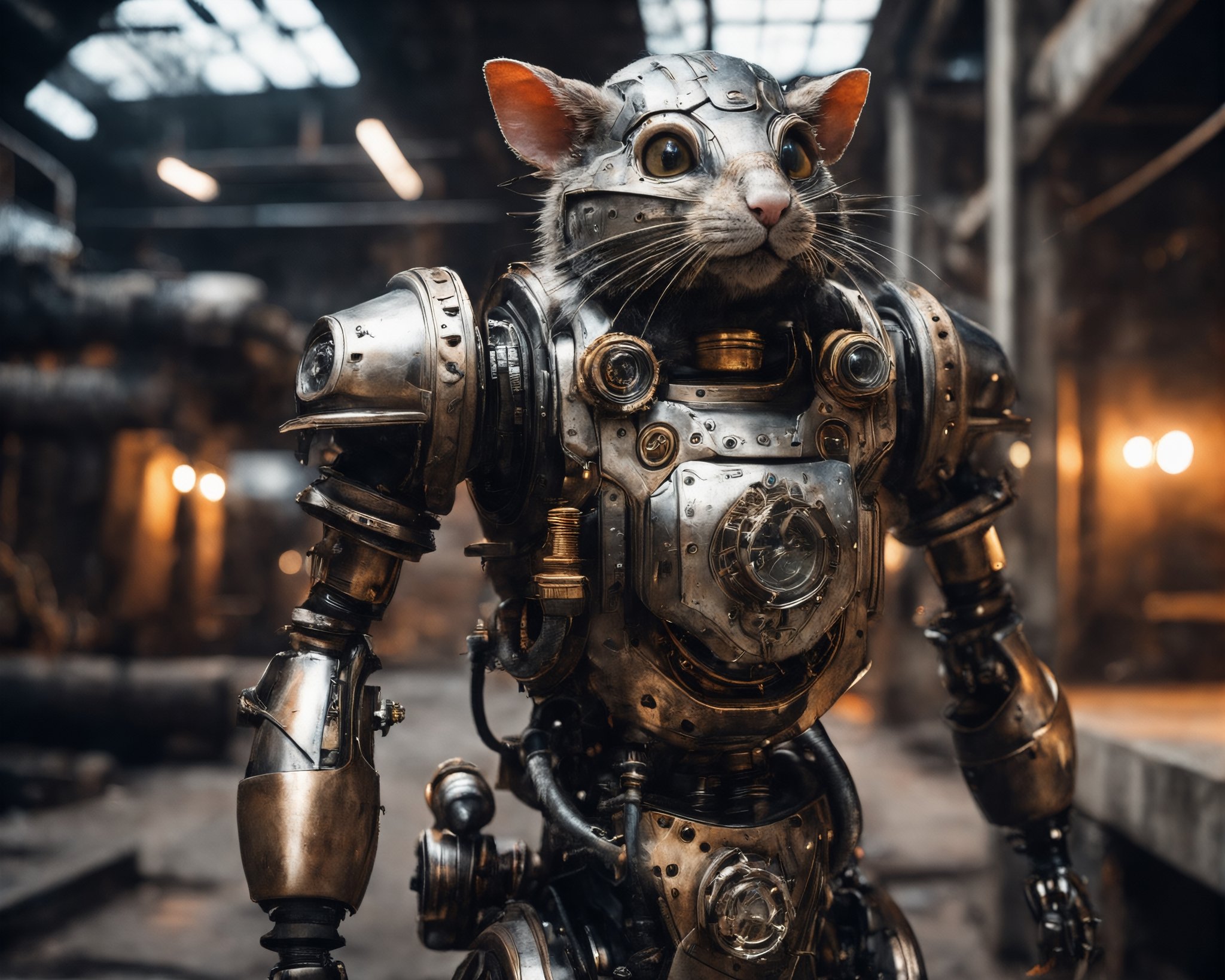 cinematic photo Mechanical cyb | image created by La Leche | Tensor.Art