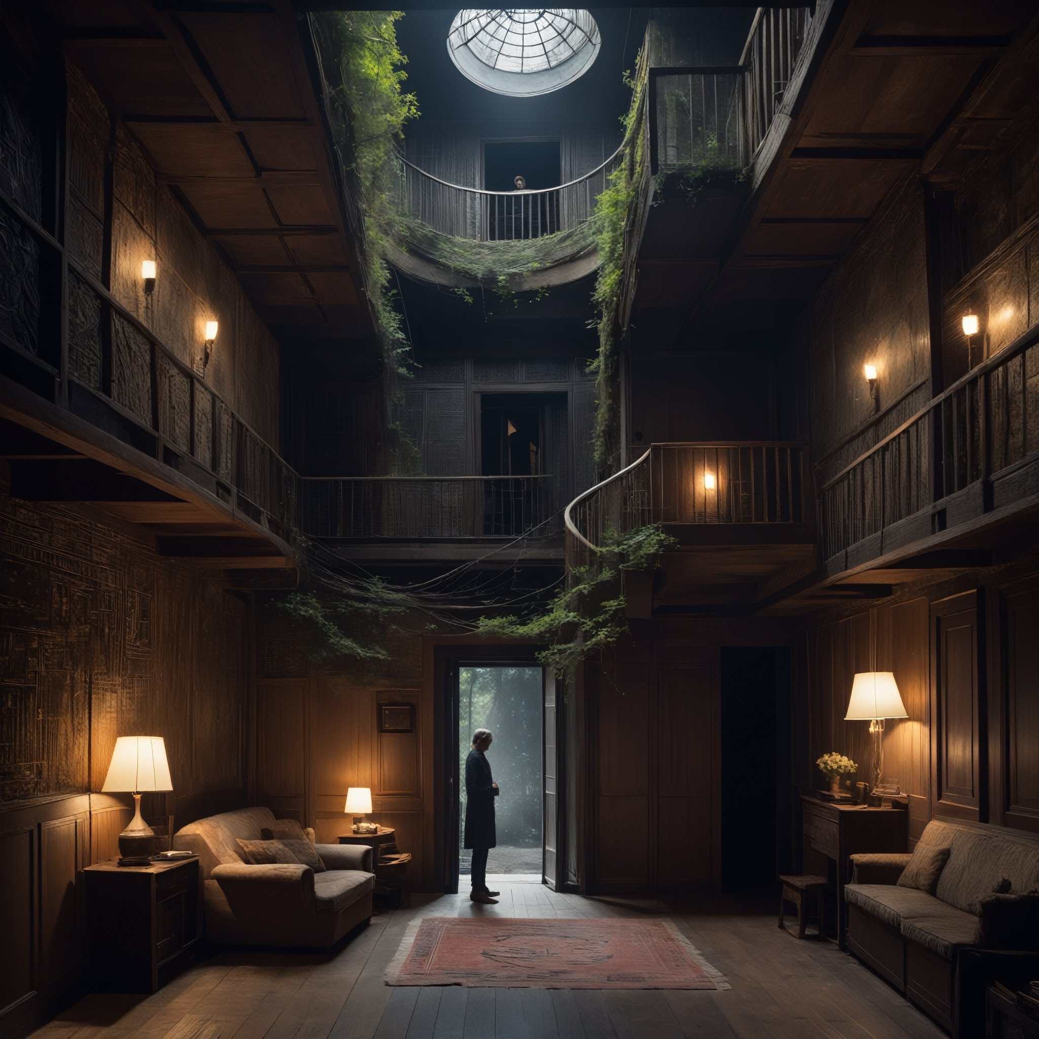 Explore the poignant narrativ | image created by La Leche | Tensor.Art