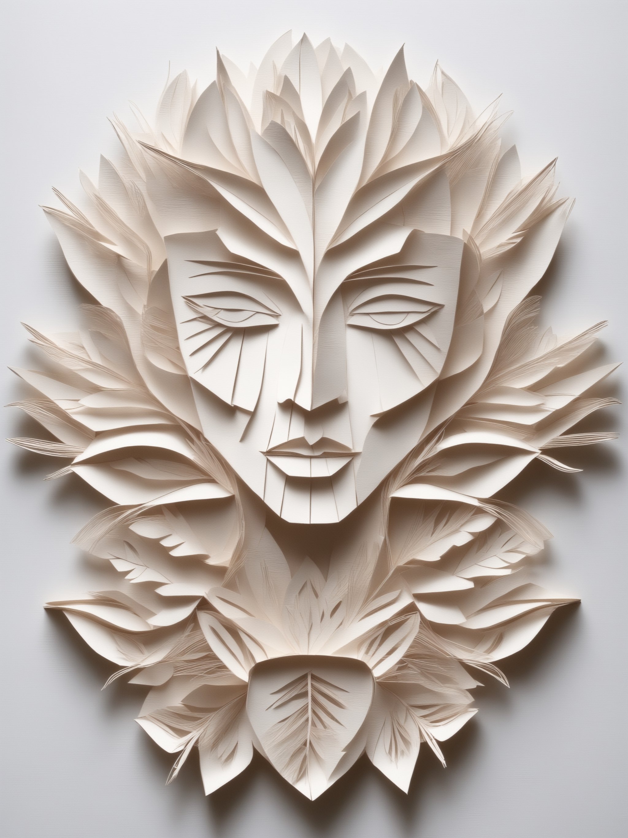punk, Kirigami representation, | image created by La Leche | Tensor.Art