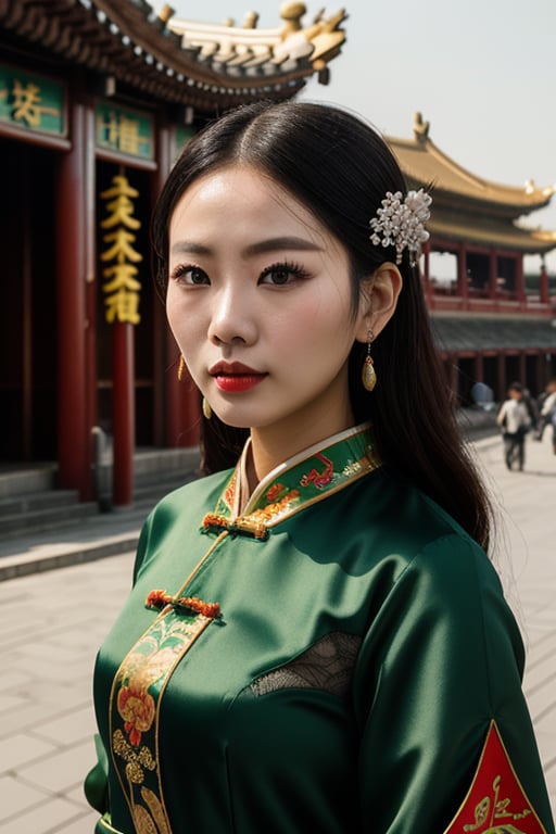 Chinese beauty in traditional | image created by lartista | Tensor.Art