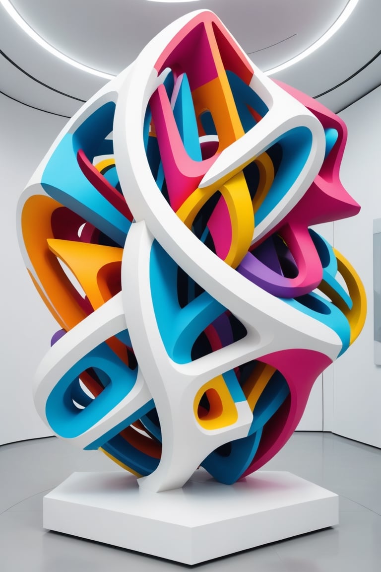 Some sculptures on display in | image created by carolmag | Tensor.Art