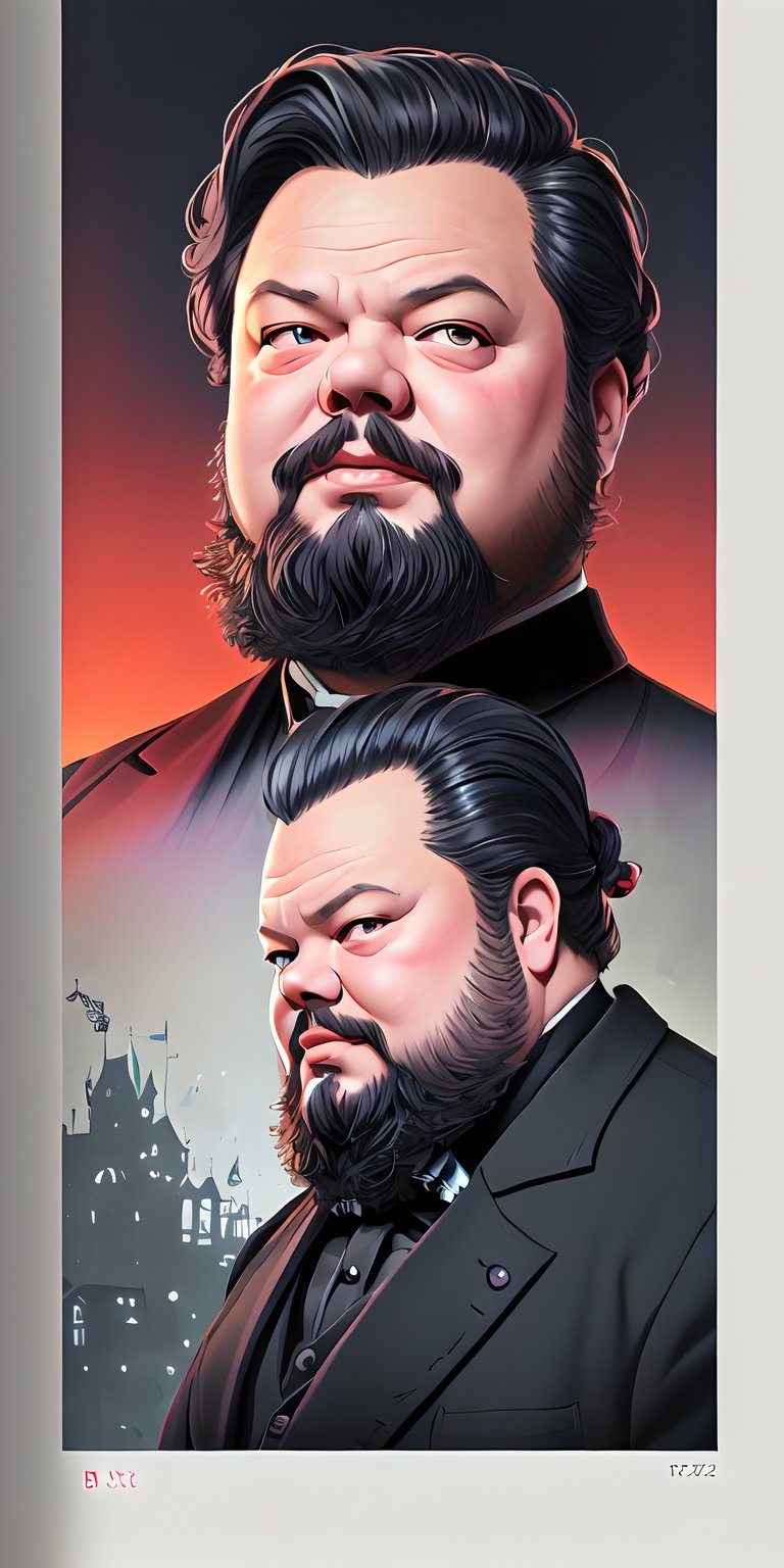 A youthful Orson Welles | image created by Iceman68 | Tensor.Art