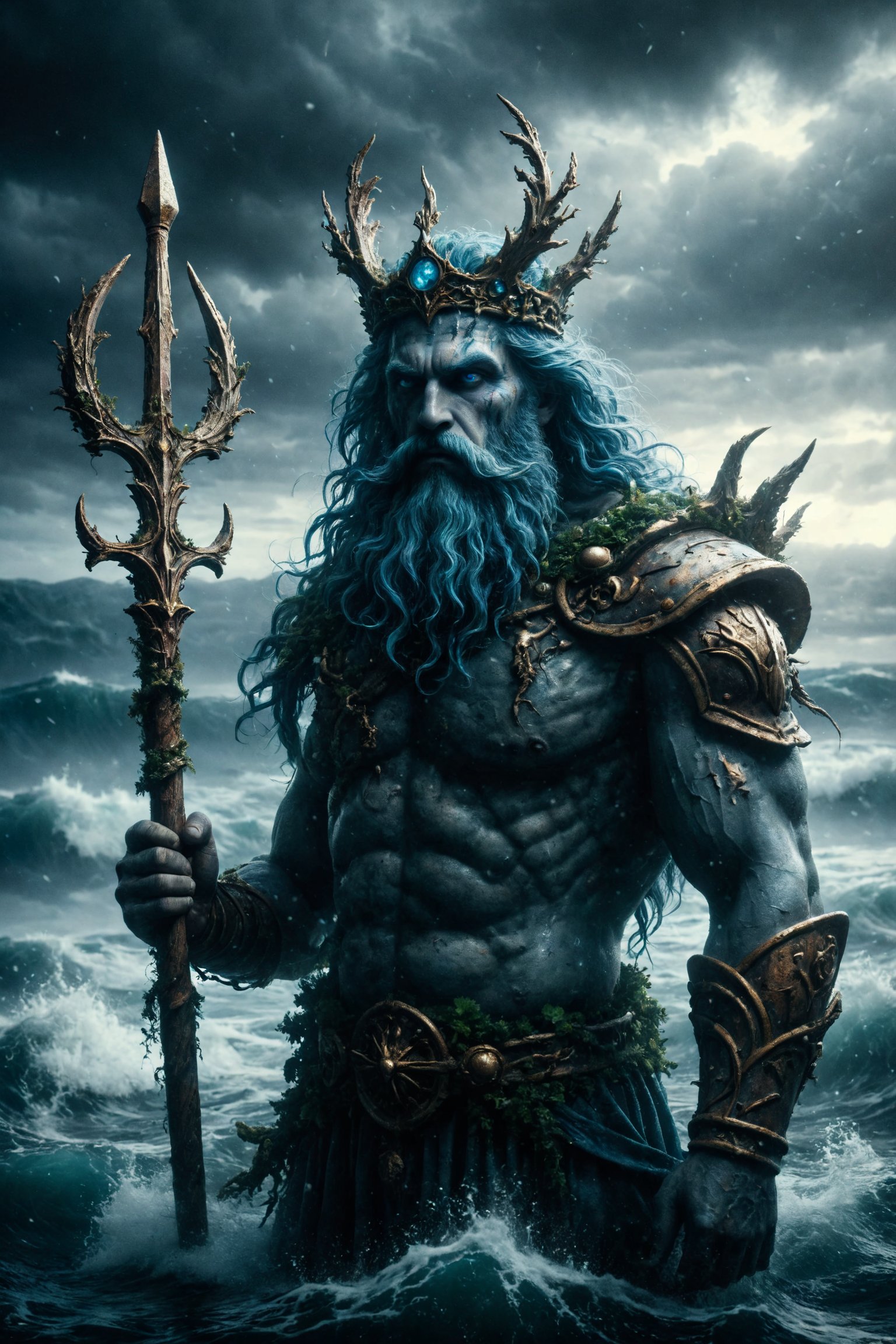 King of neptune poseidon - Free AI Image | Tensor.Art | Tensor.Art