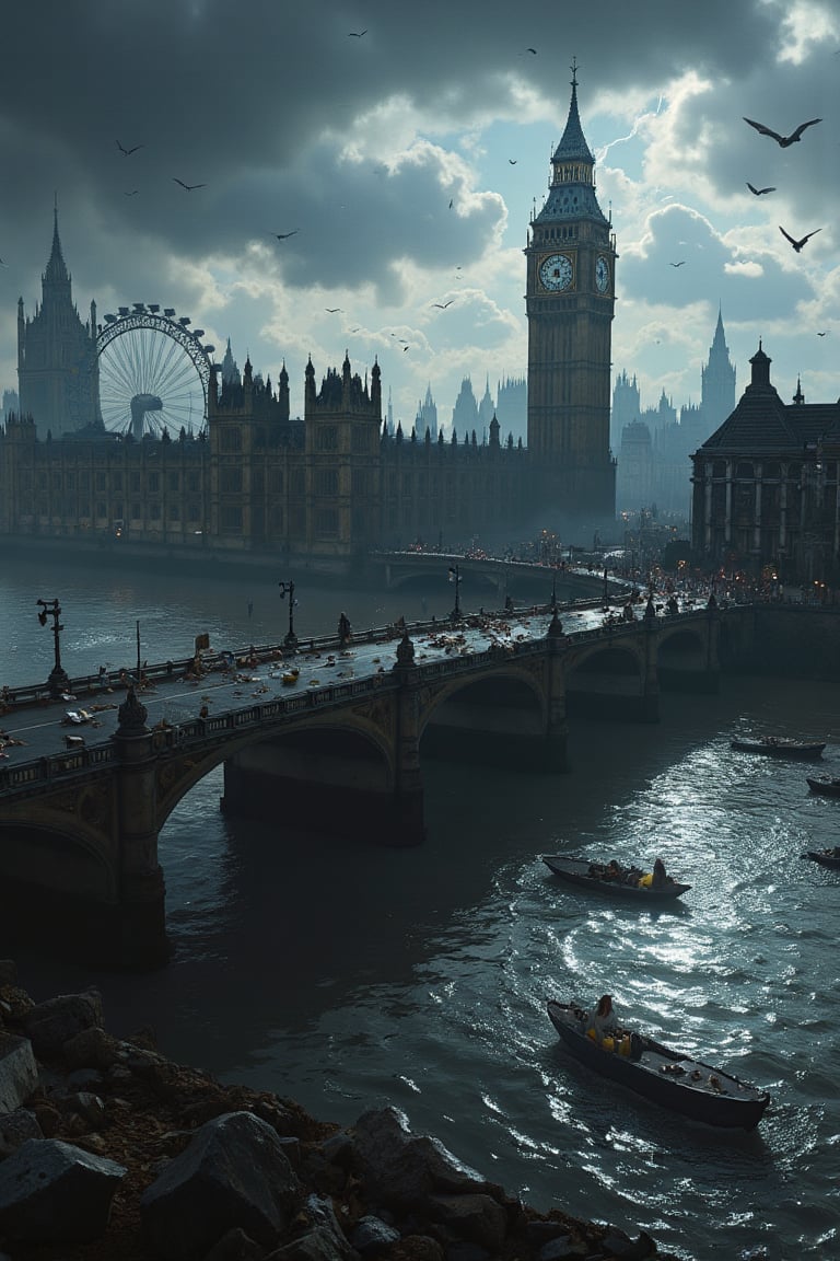 "The once-iconic city of Londo | image created by Volna | Tensor.Art