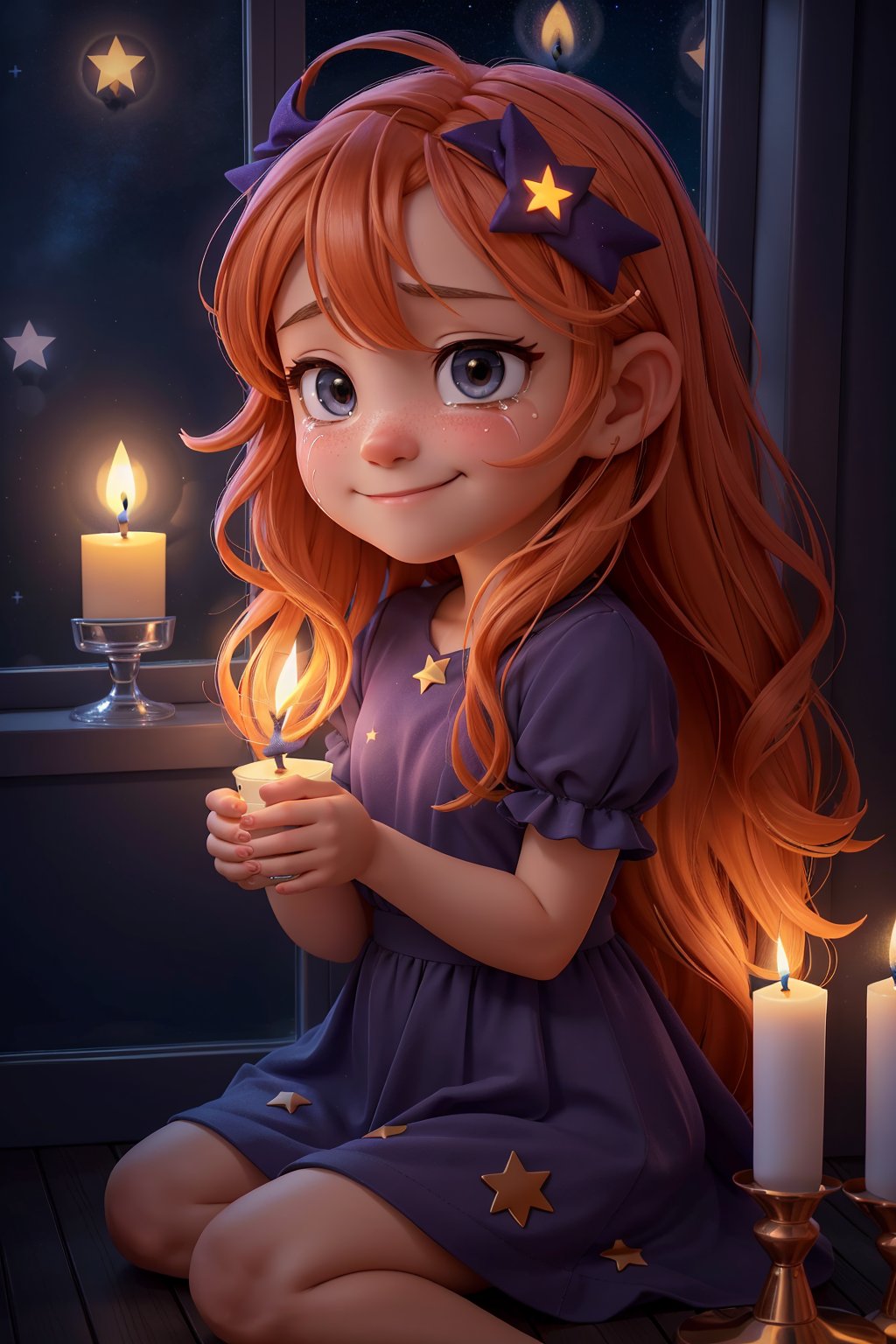 sad chibi girl in tears, sitti | image created by rcuello | Tensor.Art