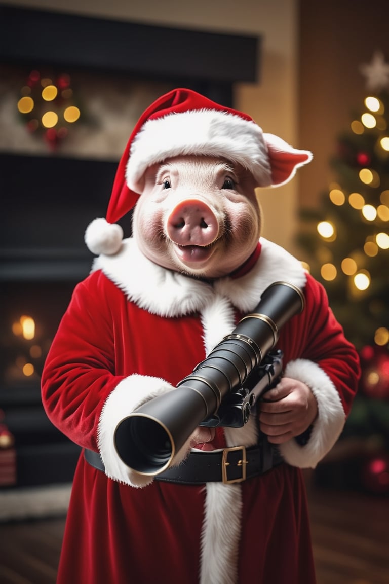 cinematic film still, a pig, d | image created by elRivx | Tensor.Art
