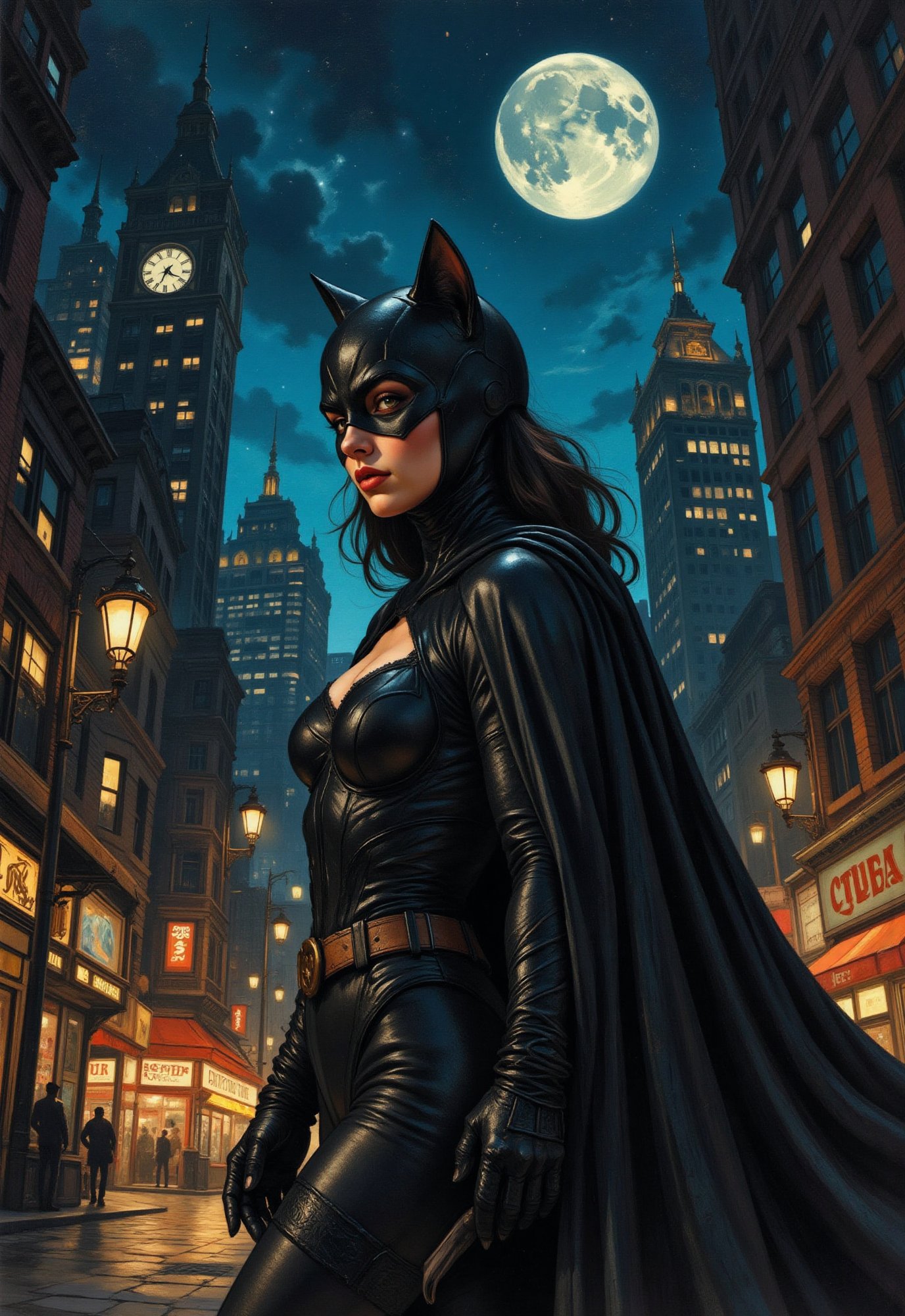 281-5 (Cat woman) | image created by Draqulore | Tensor.Art