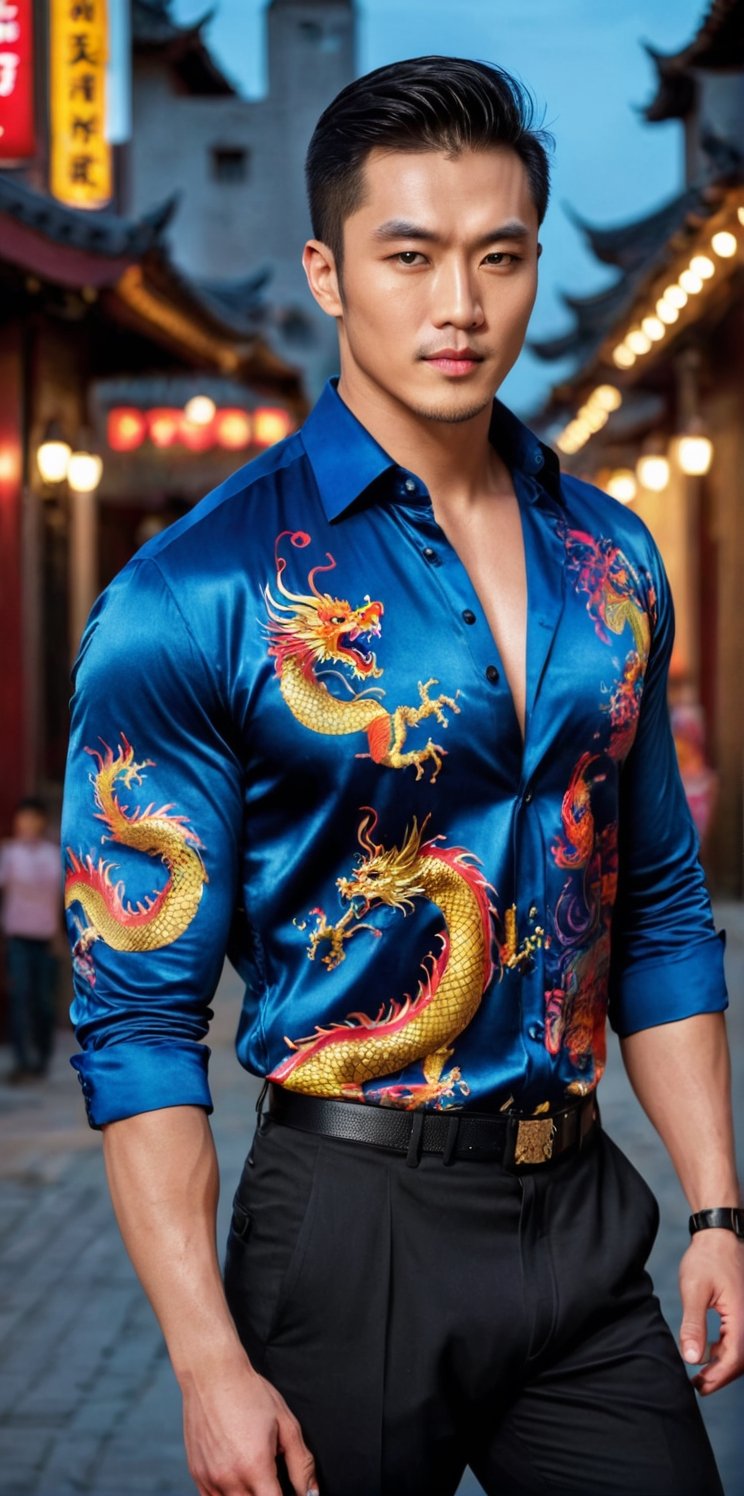 Con camisa de diseño | image created by aramismcy | Tensor.Art
