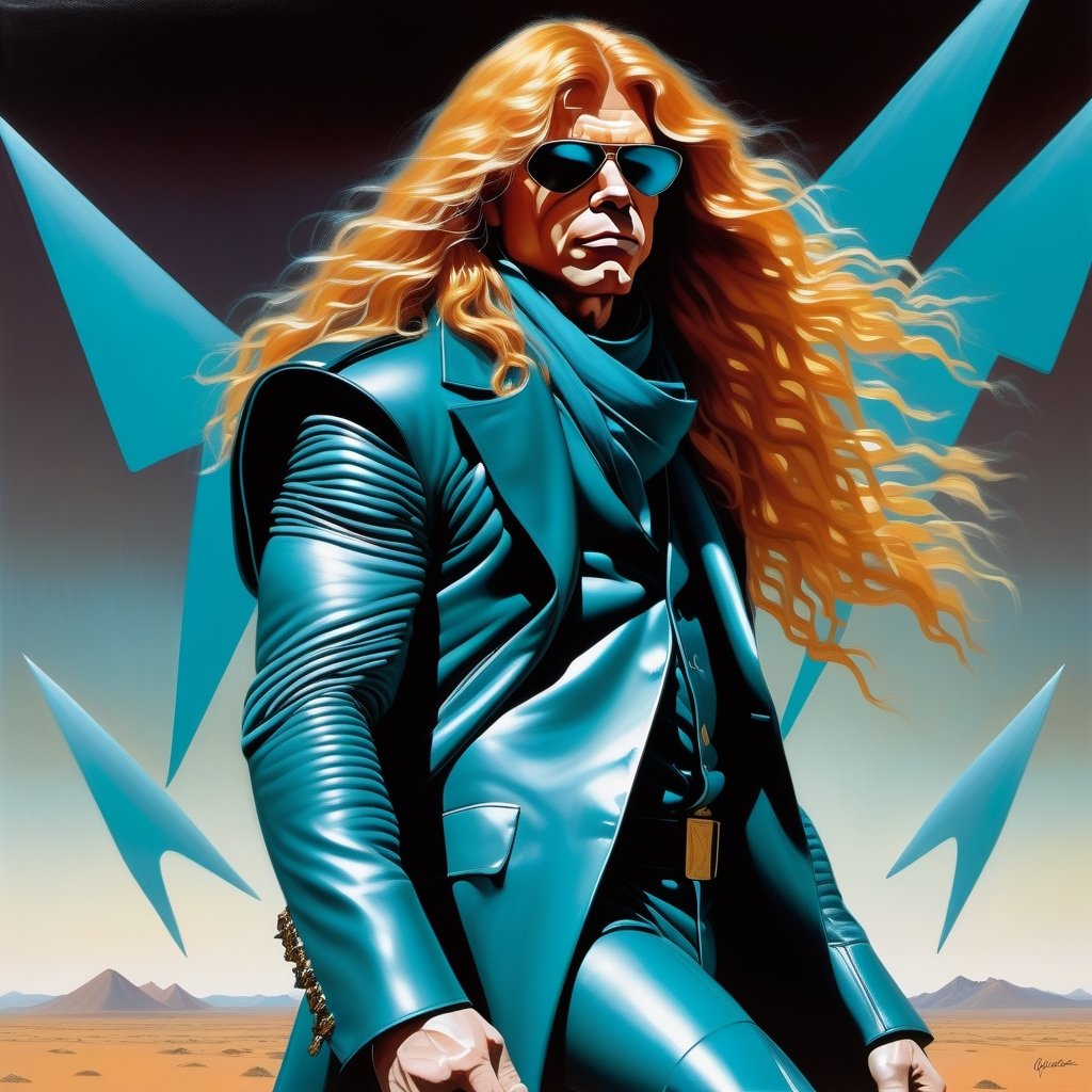 Dave Mustaine as Time Variance | image created by OpalDusk99 | Tensor.Art