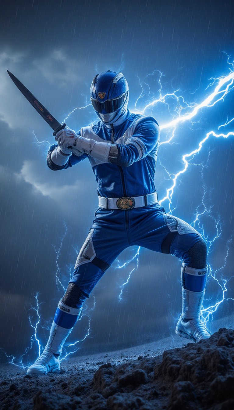 LIGHTNING MAN | image created by ted | Tensor.Art