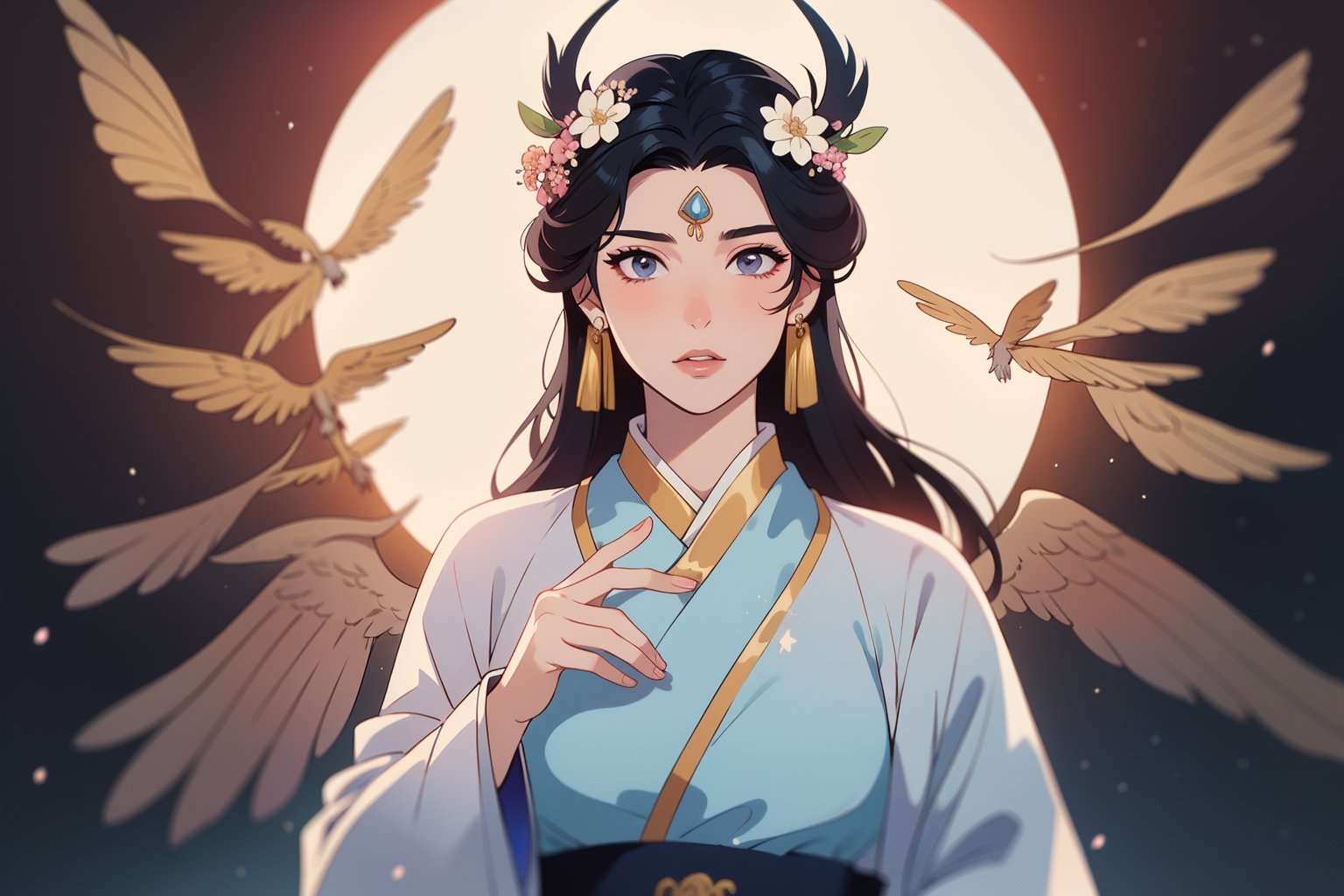 Realistic portrait of Mulan fr | image created by StableDiffusionVN ...
