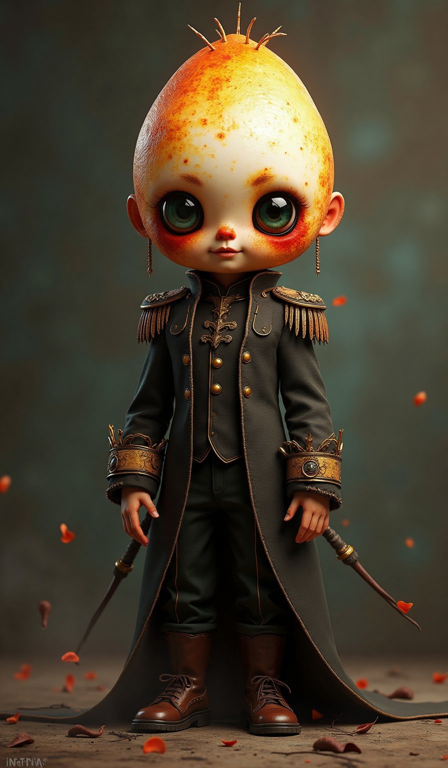 fried egg head characters | image created by レオナルドくま | Tensor.Art